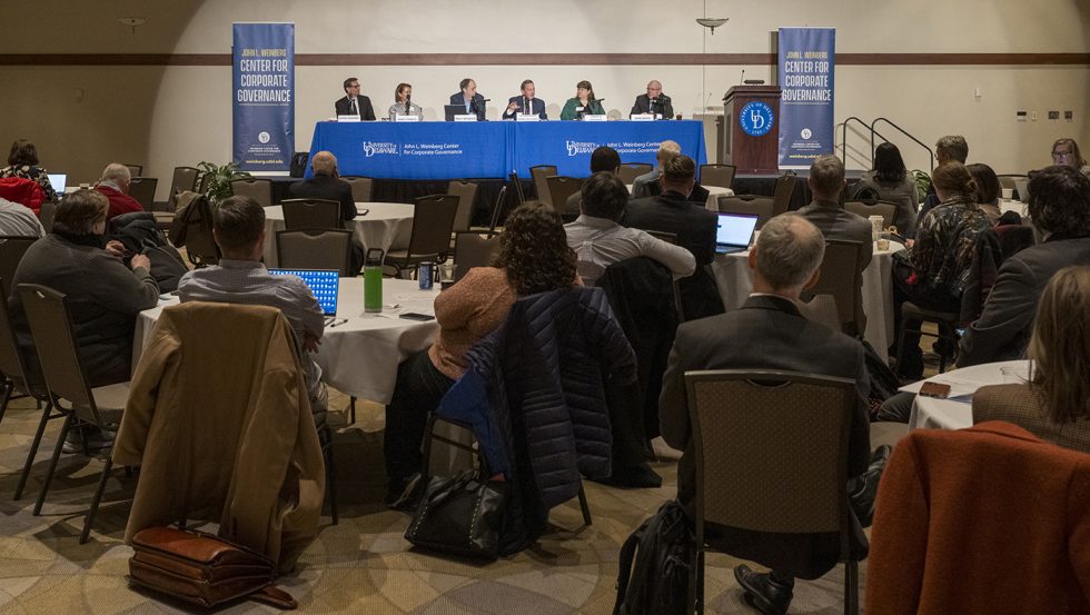 Weinberg Center for Corporate Governance Holds ESG Symposium - Lerner ...